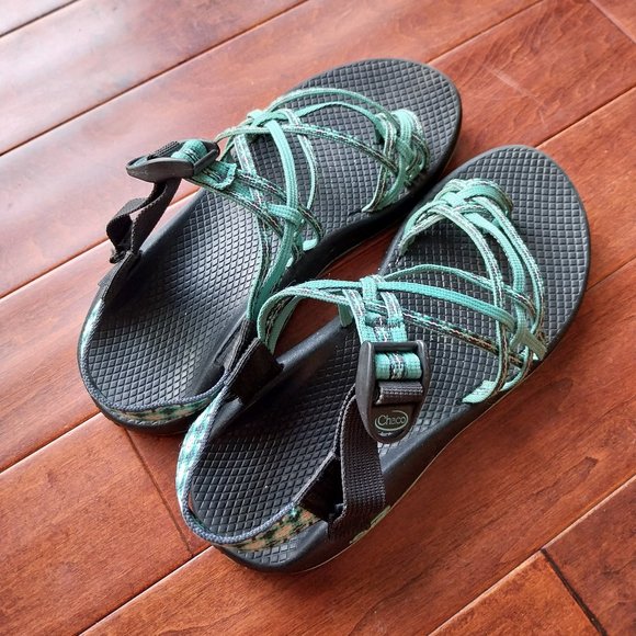 Shoes | Chacos Womens Style Zx3 Aqua | Poshmark